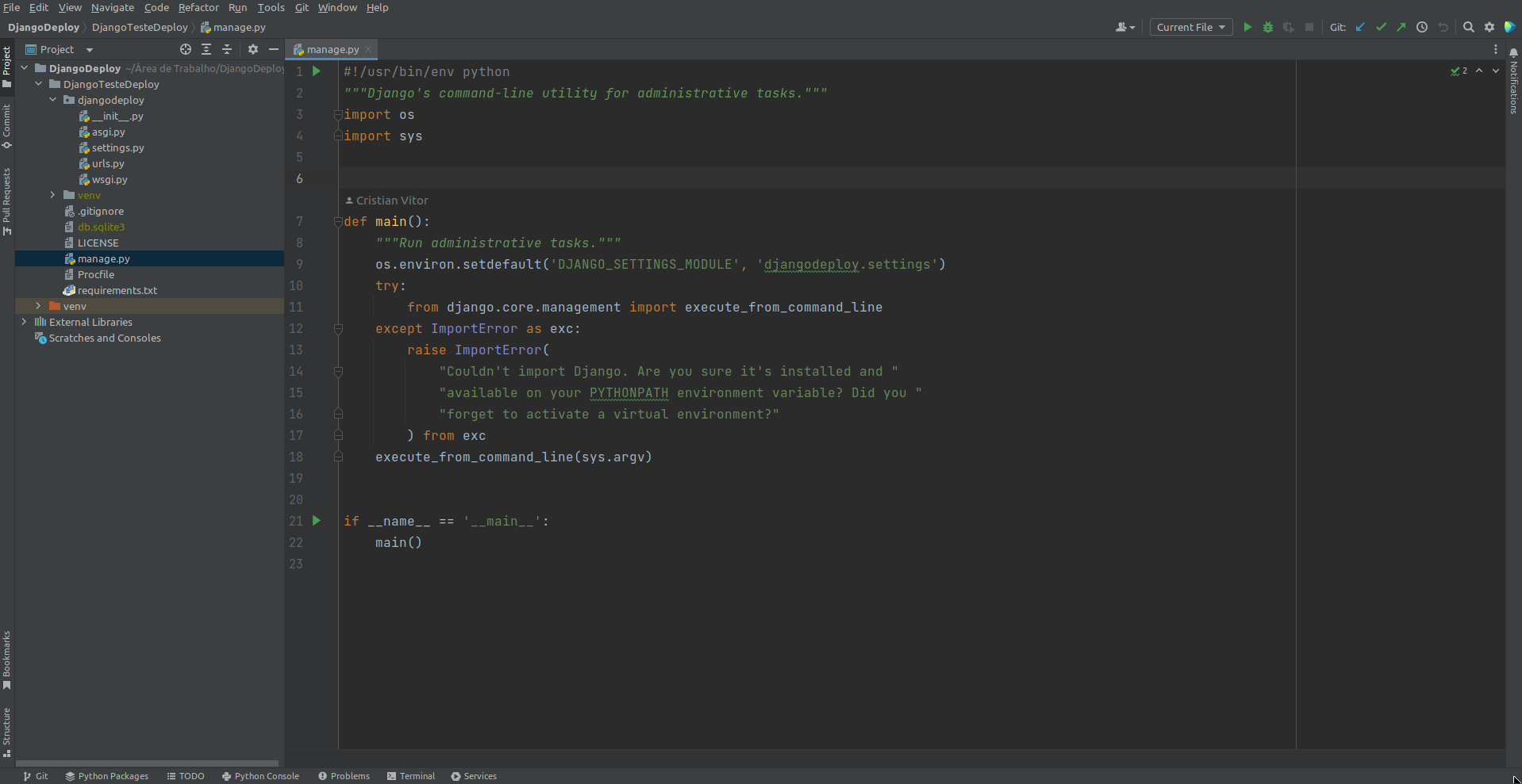 Cristian Vitor Portfolio